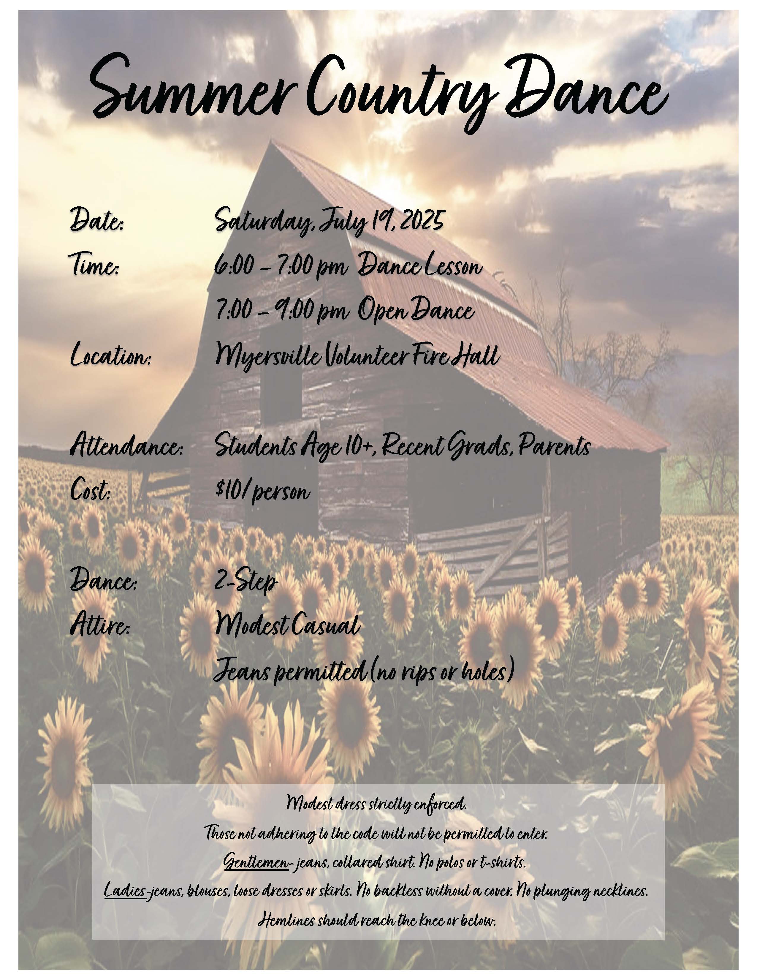Upcoming Dance – Maryland Homeschool Dance